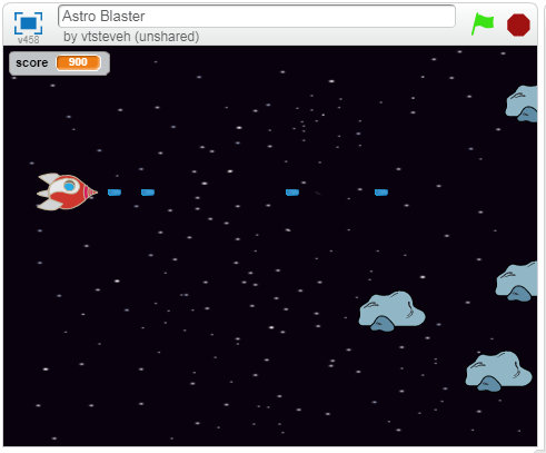 Scratch Astro Blaster